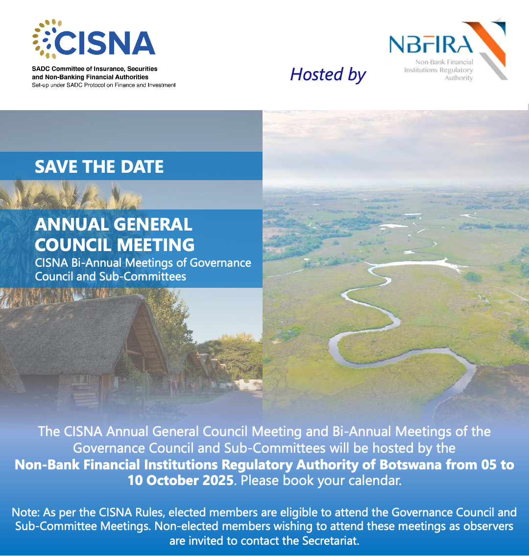 Annual General Council Meeting 05 October - 10 October 2025 - cisna Secretariat Site
